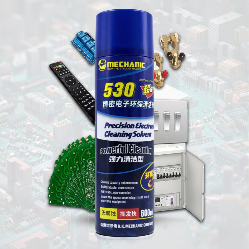 Mechanic 530 Precision Electronic Cleaning Solvent 600ml